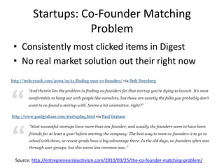 Challenges In The Startup Ecosystem - Stanford Innovation Group (March ...