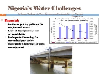 Challenges in water resources and sustainability the nigerian ...
