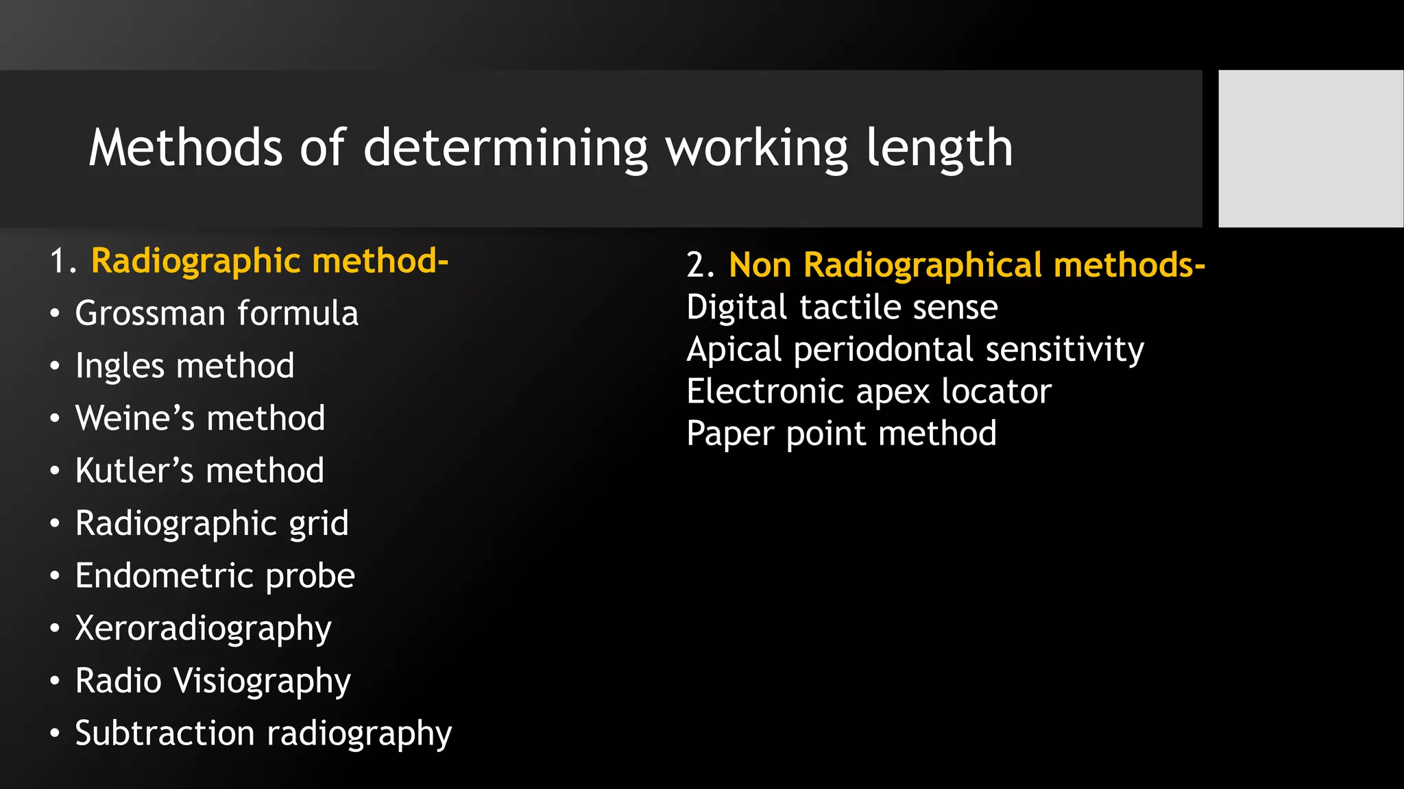 Challenges in working length determination | PPTX