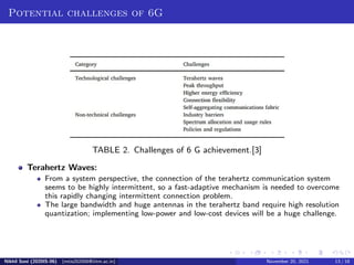 Challenges & issues in way to 6g wireless communication | PDF