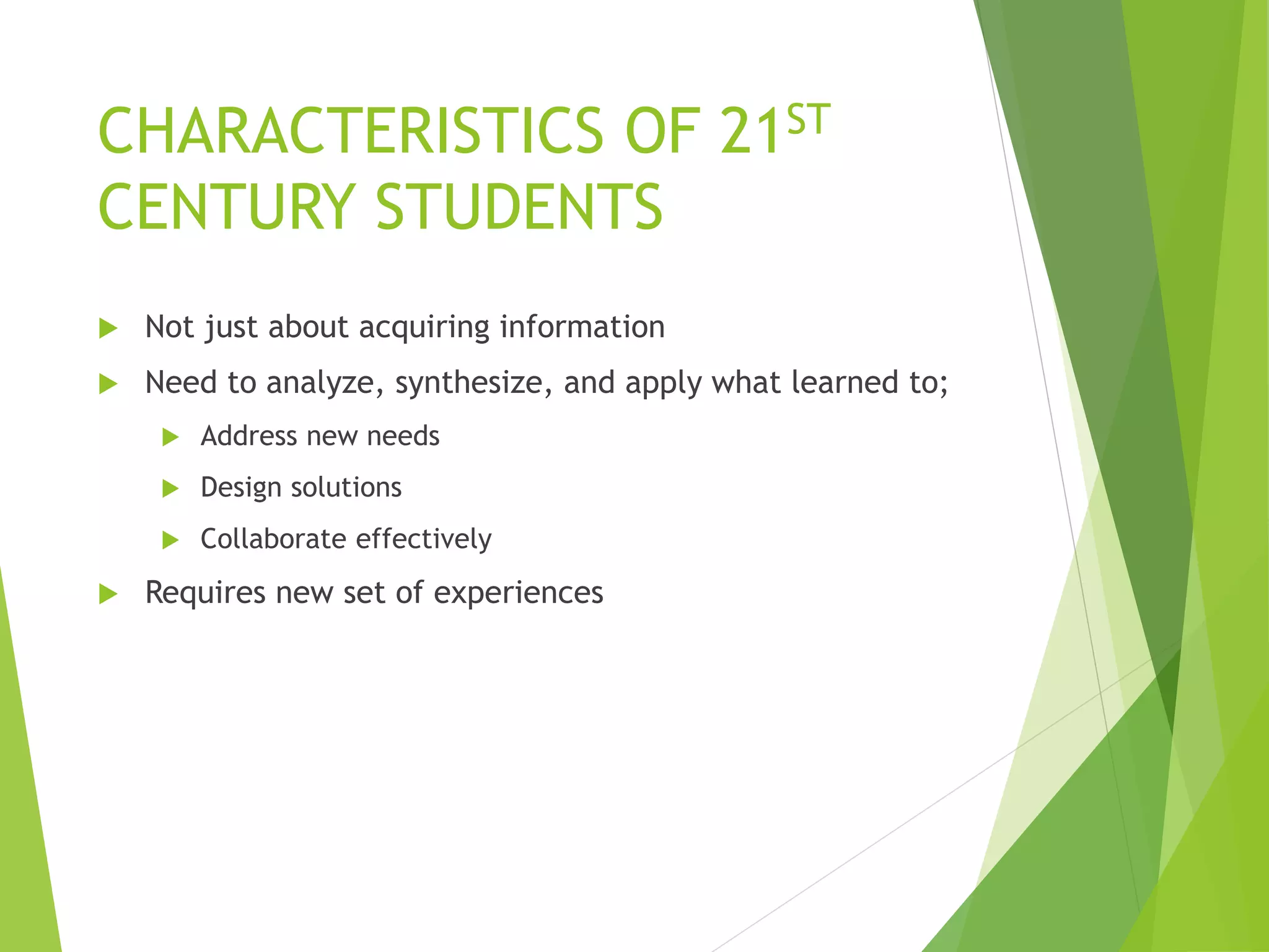 Challenges of 21st century teachers | PPTX