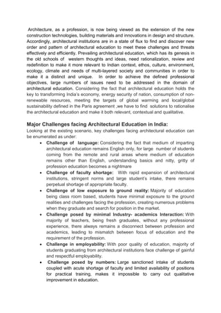 CHALLENGES OF ARCHITECTURAL EDUCATION IN INDIA.docx