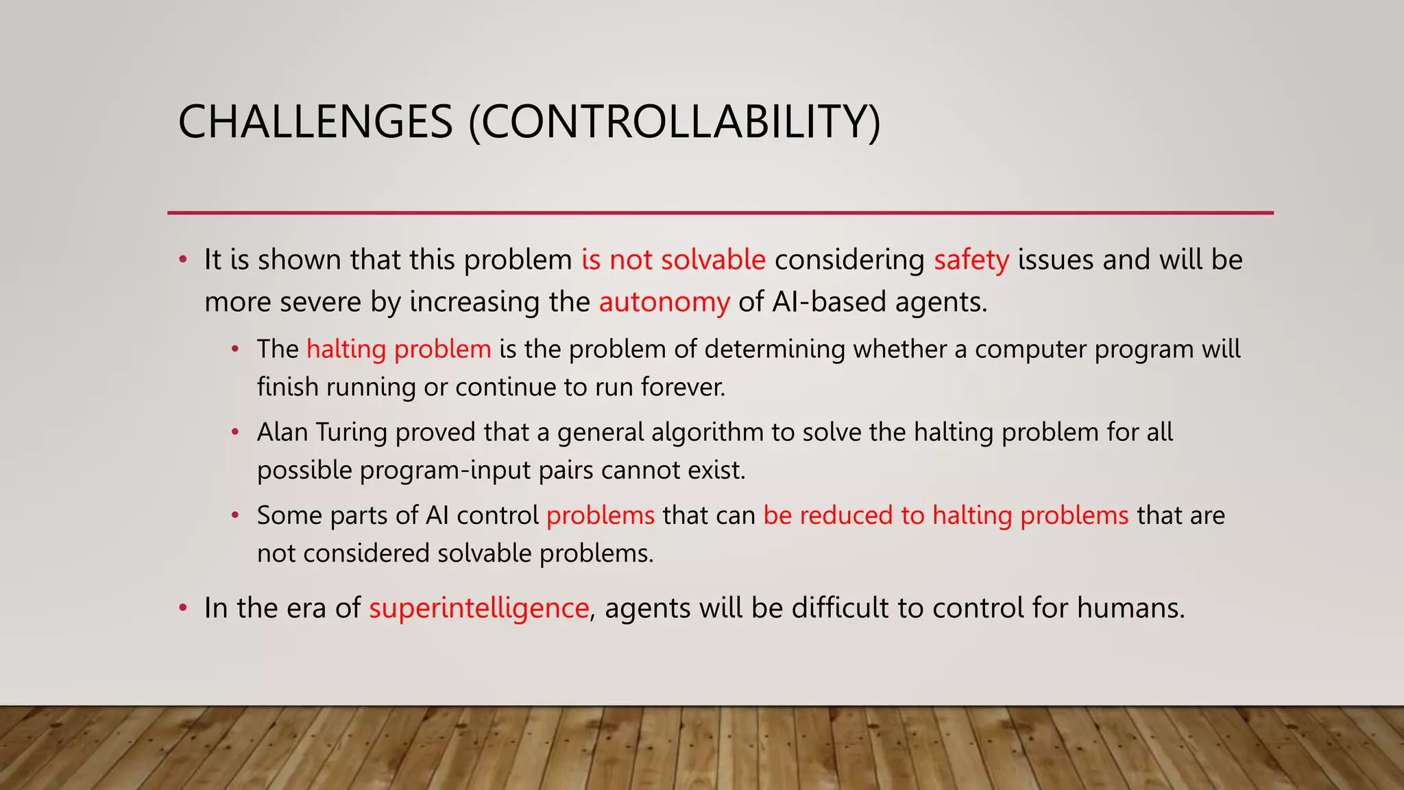 Challenges of Artificial Intelligence: Consequences and Solutions | PPTX