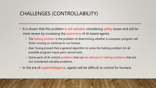 Challenges of Artificial Intelligence: Consequences and Solutions | PPTX