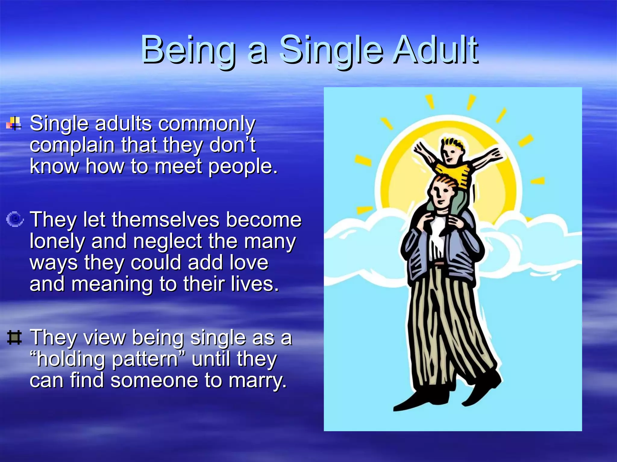 Challenges of Being Single | PPT