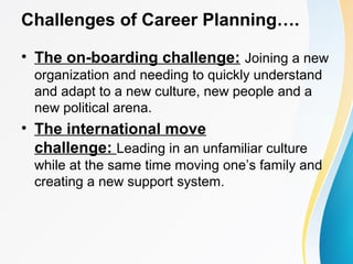Challenges of career planning and development | PPT