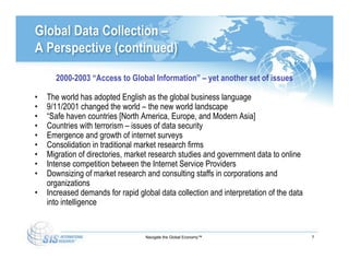 Challenges Of Global Data Collection | PDF