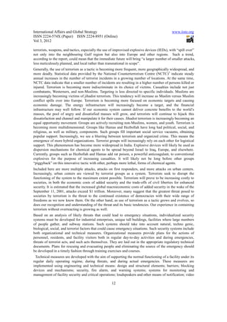 Challenges of global terrorism strategies, dimensions and response in ...