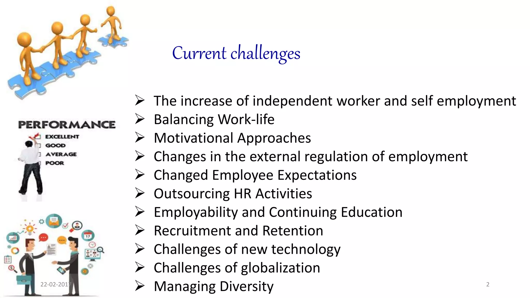 Challenges of hrm with modern and future references | PPTX