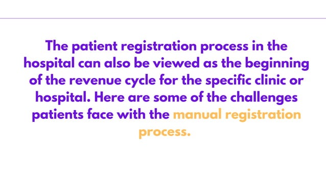 Challenges of In-Person Patient Registration Process - SoftClinic | PDF