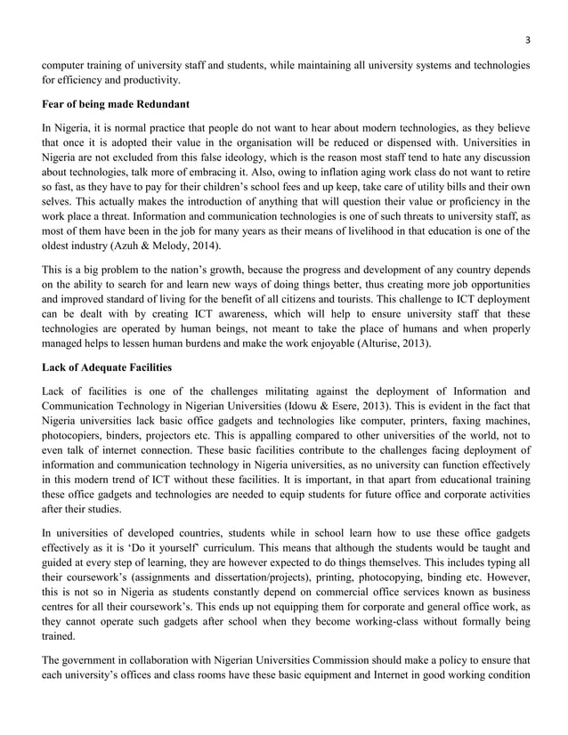 Challenges of Integrating ICT in Education and the Way Forward(1).docx ...