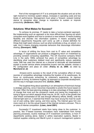 Challenges of IT Implementation | PDF