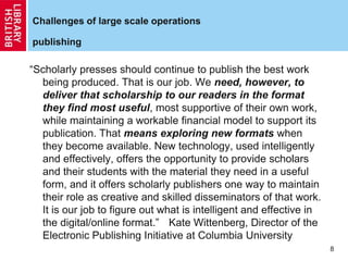 Challenges of large scale operations | PPTX