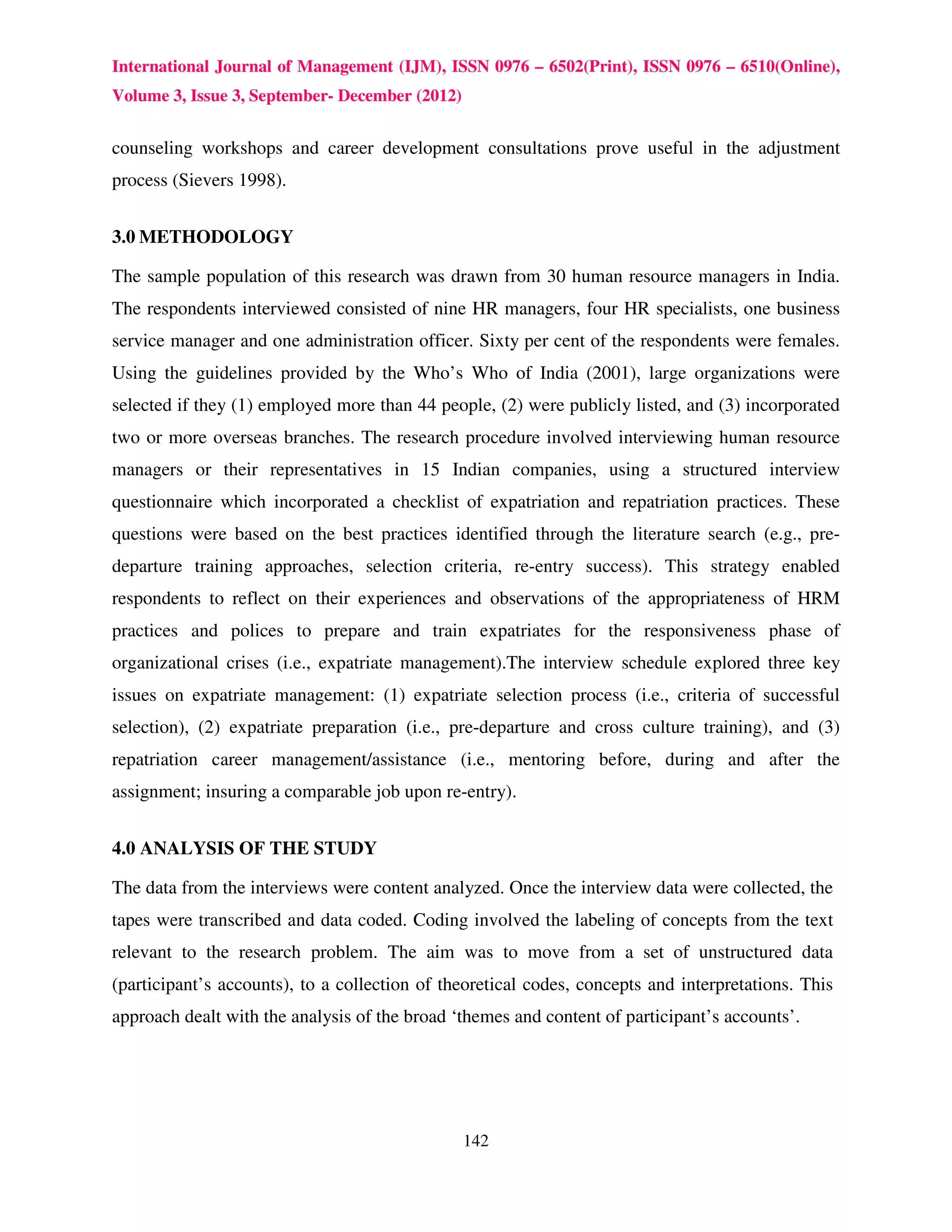 Challenges of managing mnc expatriates through crises a study | PDF ...