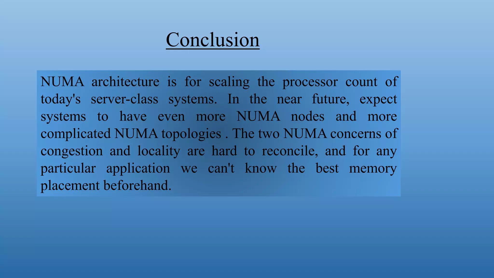 Challenges of memory management on modern numa systems | PPT