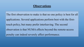 Challenges of memory management on modern numa systems | PPT