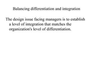 Challenges of organizational design | PPTX