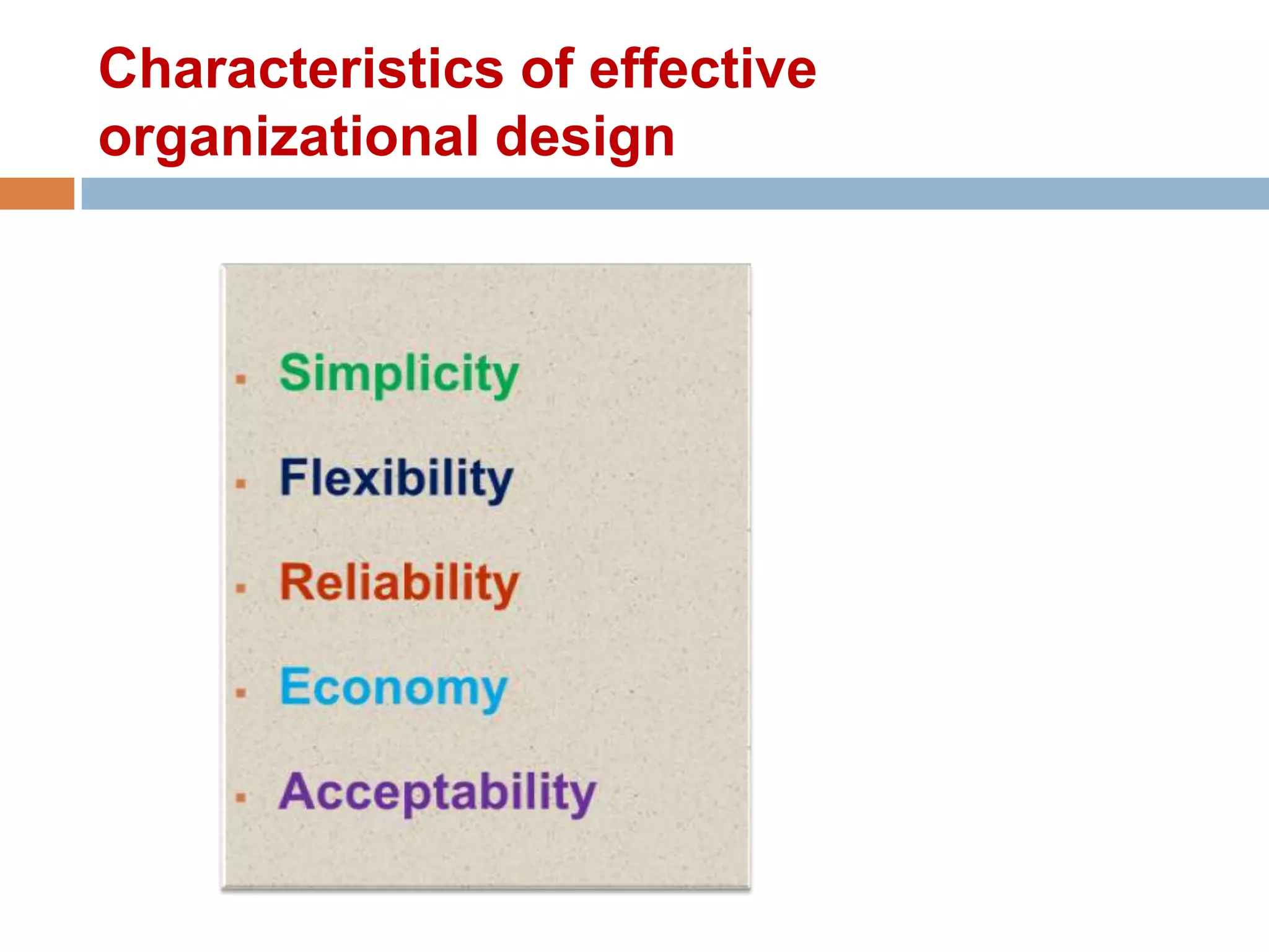Challenges of organizational designs | PPTX