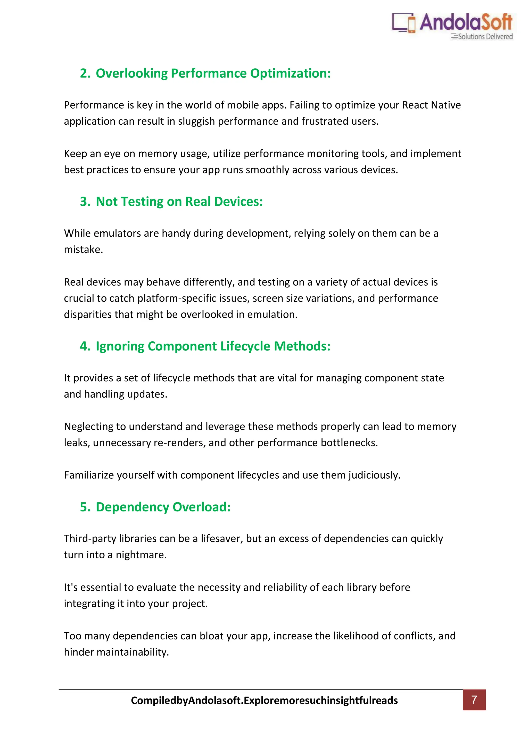 Challenges of React Native App Development_ Effective Mitigation ... Challenges of React Native App Development_ Effective Mitigation ...