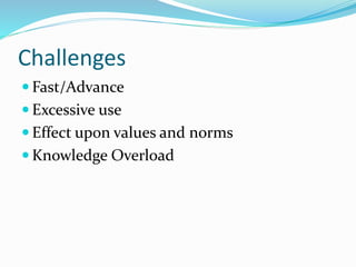 Challenges of science and technology | PPTX