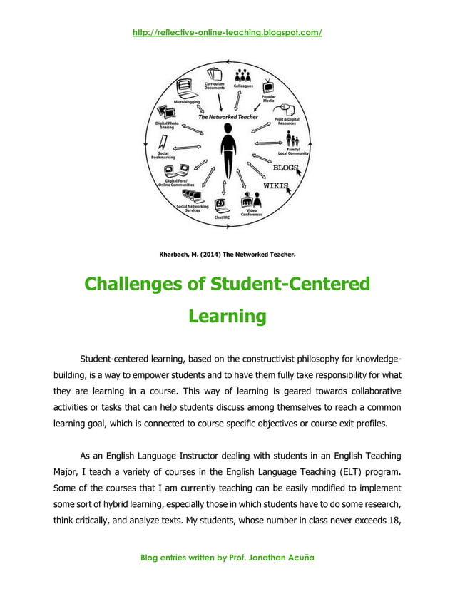 Challenges of student centered learning | PDF