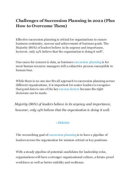 Challenges of Succession Planning in 2022 (Plus How to Overcome Them).pdf