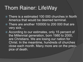 Challenges of the church thom raider | PPTX