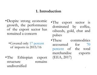 Challenges of the Export Sector in Ethiopian | PDF