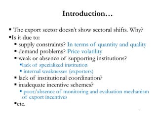 Challenges of the Export Sector in Ethiopian | PDF