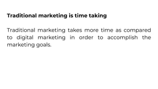 Challenges of traditional marketing | PPTX