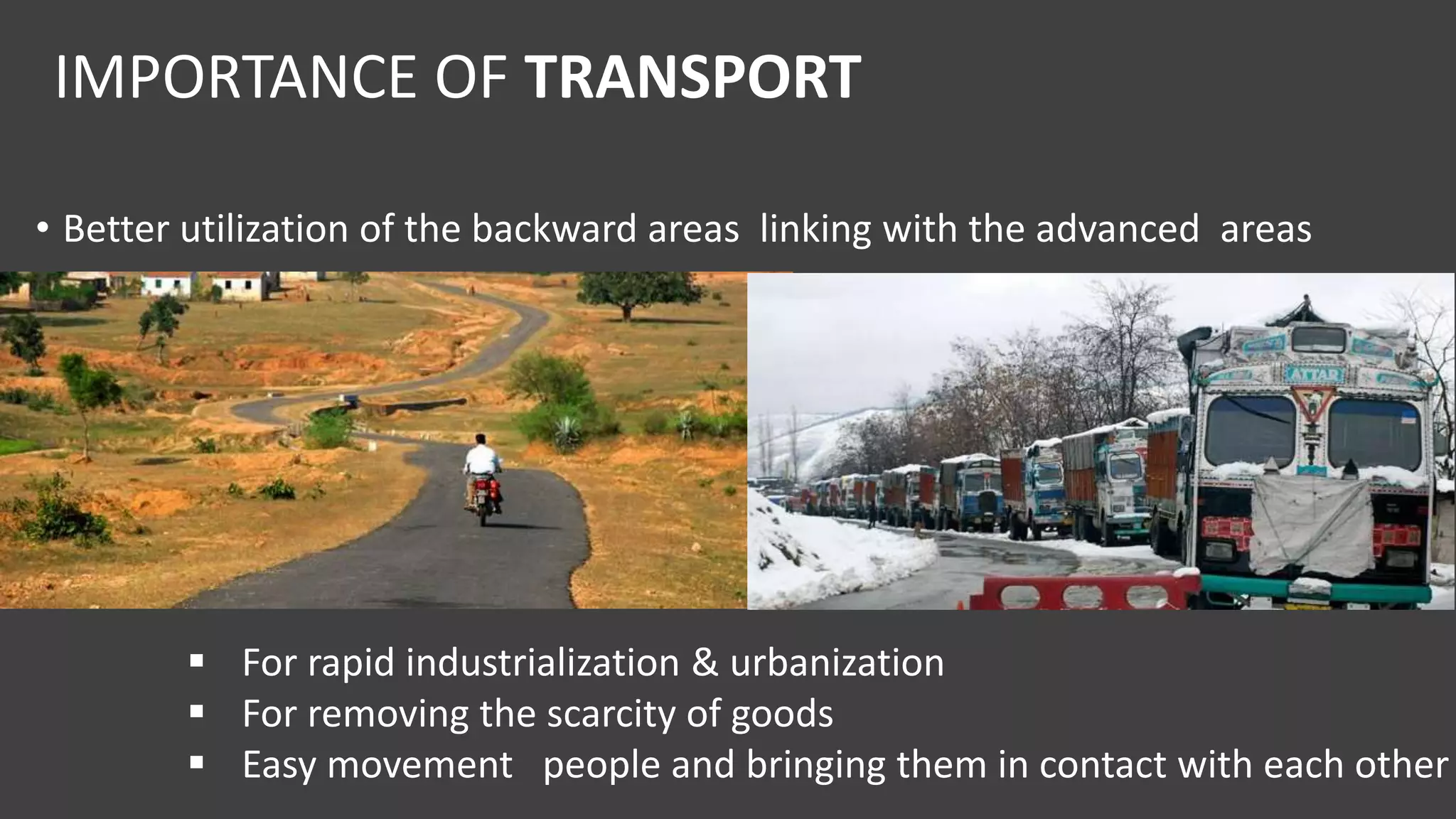 Challenges of Transportation in India | PPTX