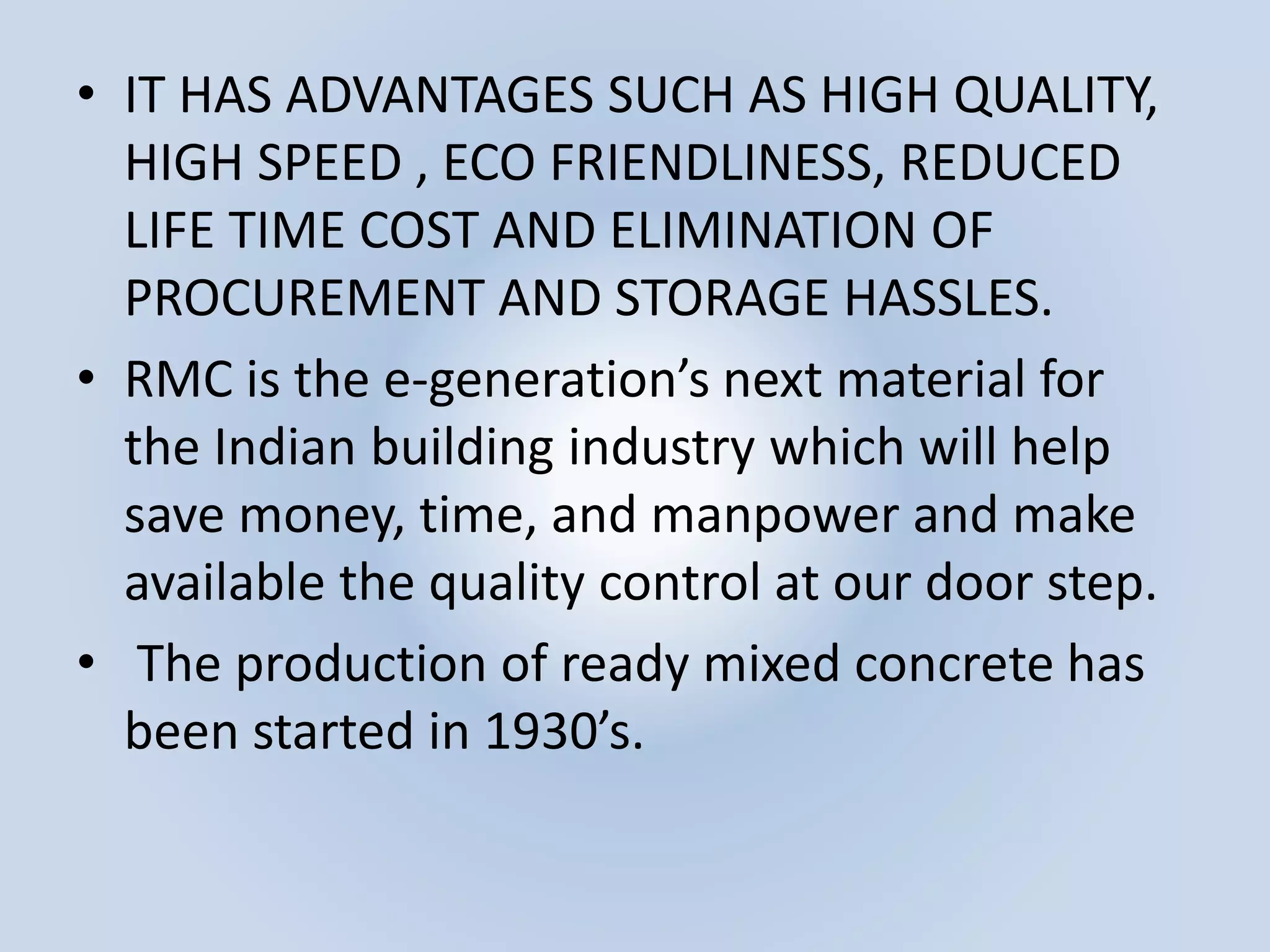 Challenges and solution in Ready-Mixed Concrete(RMC) Industry ...