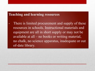 Challenges to Curriculum Planning | PPTX
