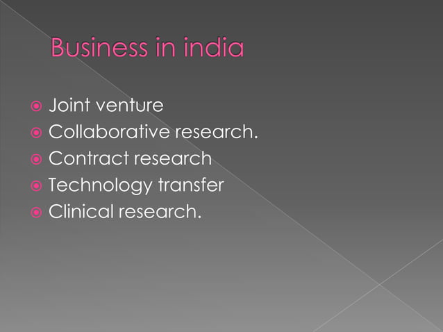 Challenges to indian biotech industry | PPTX