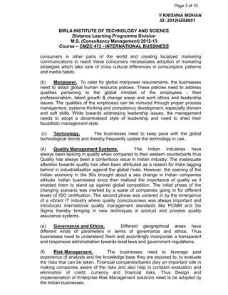 Challenges to indian businesses | PDF