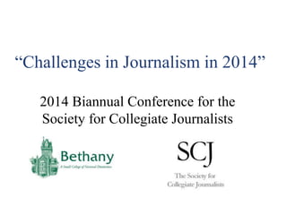 Challenges to journalism today | PPTX