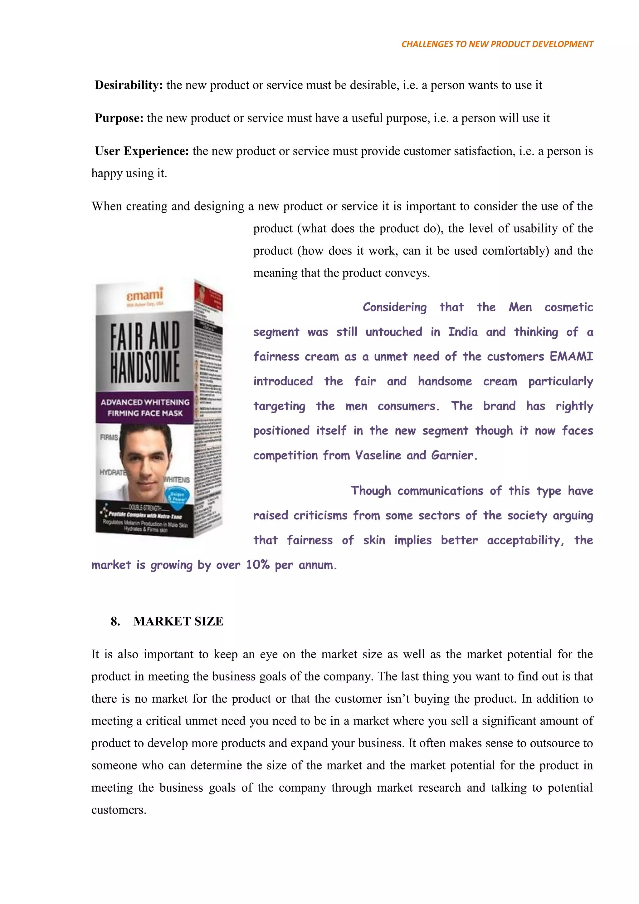 Challenges to new product development file | PDF