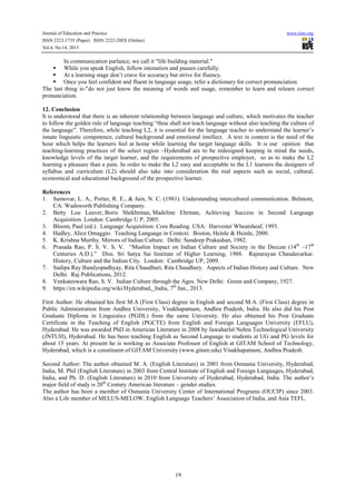 Challenges to vernacular learners (l1) in acquisition of english ...