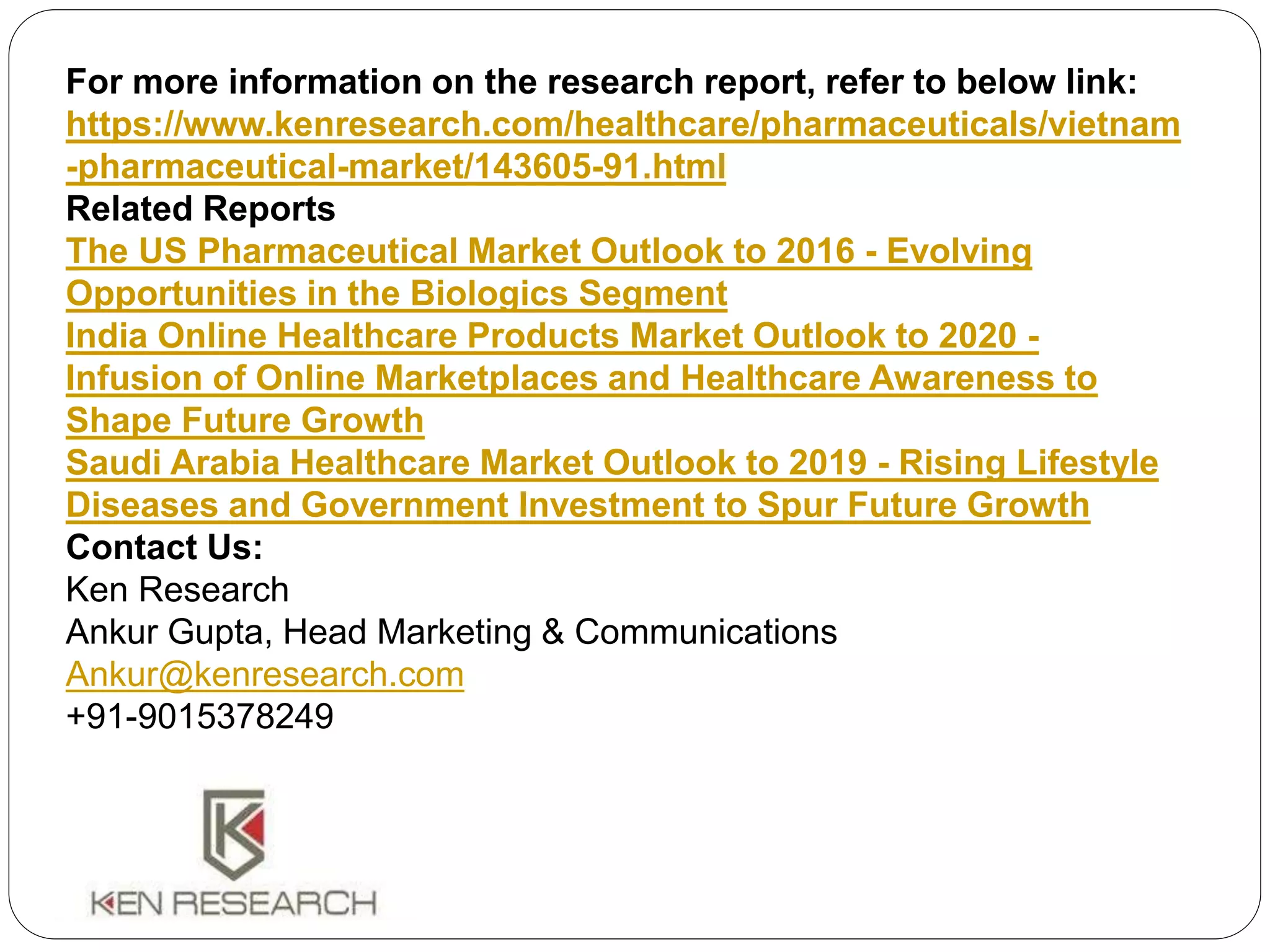 Challenges Vietnam Pharmaceutical | PPTX