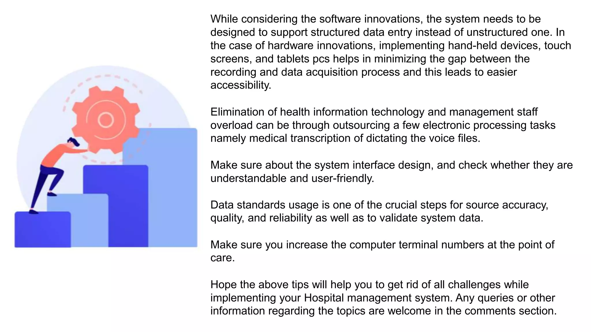 Challenges while implementing the Hospital Management System.pptx