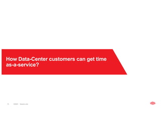 Challenges with Data Center Synchronization and Options for Precise Synchronization - ITSF 2020 ...