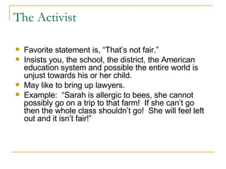 Challenging Parents in the Classroom | PPT