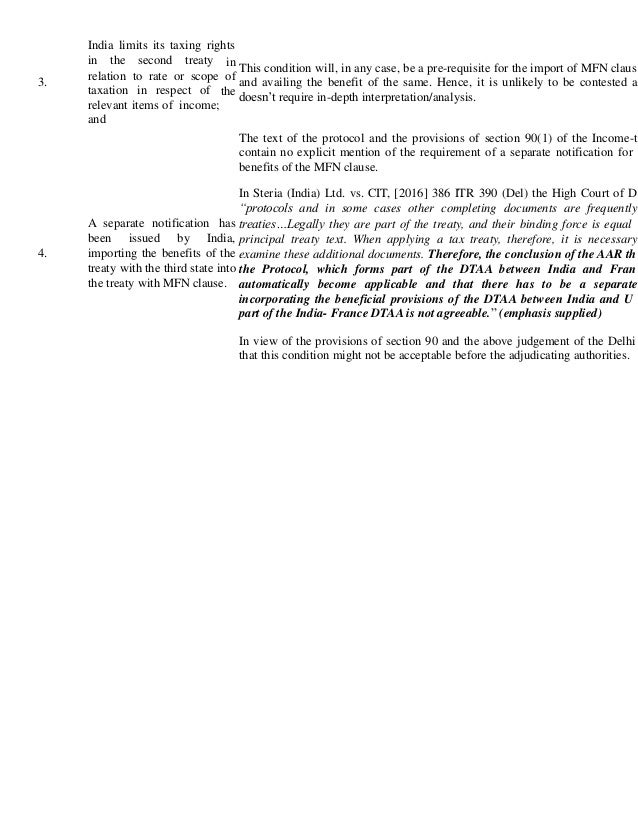 Challenging CBDT’s MFN Clause Circular No. 3 of 2022 dated 03.02.2022