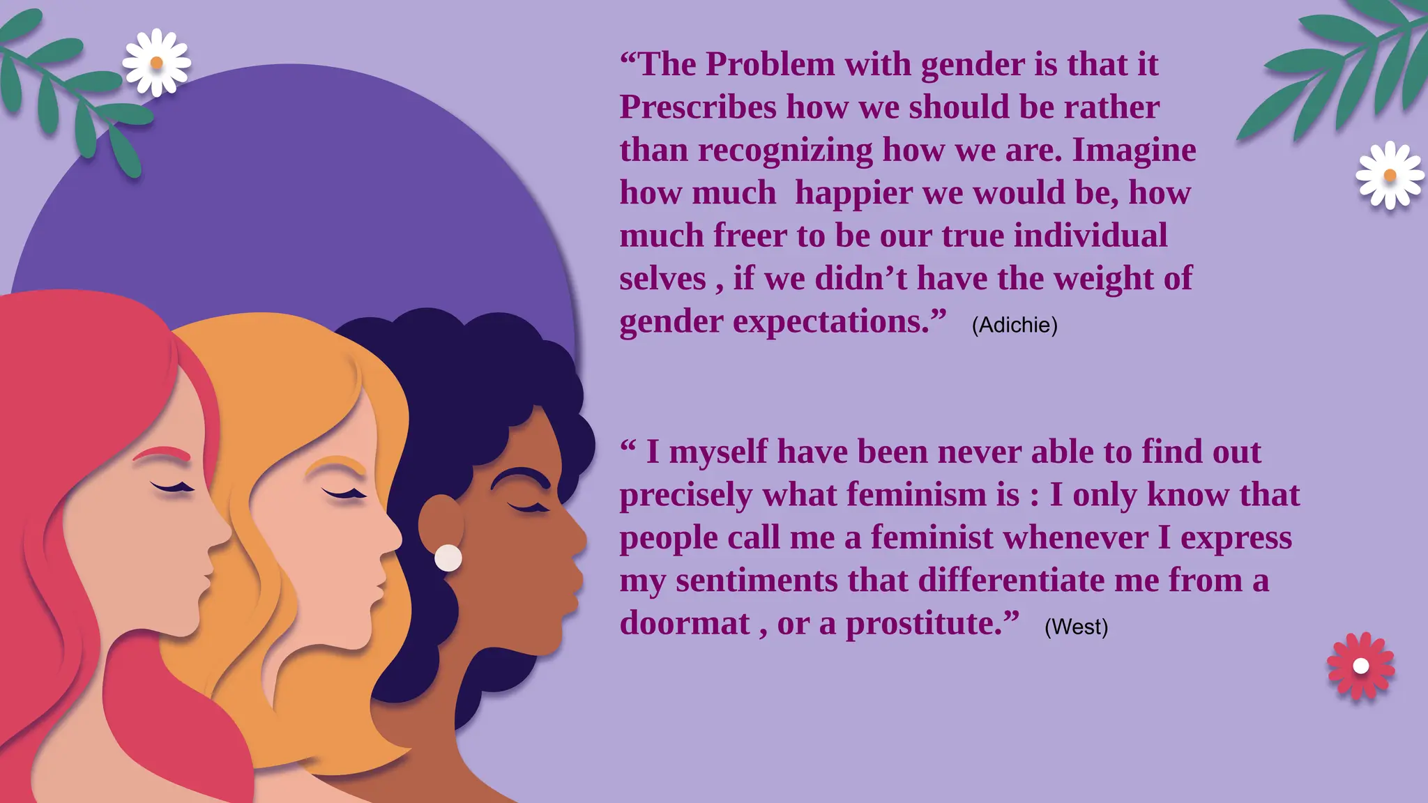 Challenging Gender Stereotypes through 'Feminist Criticism'. | PPT