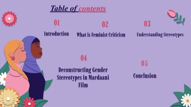 Challenging Gender Stereotypes through 'Feminist Criticism'. | PPT