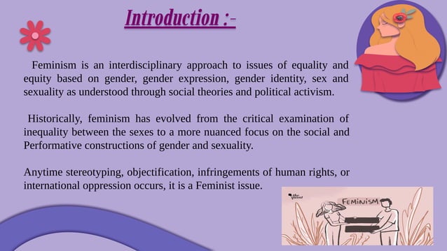 Challenging Gender Stereotypes through 'Feminist Criticism'. | PPT