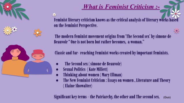 Challenging Gender Stereotypes through 'Feminist Criticism'. | PPT