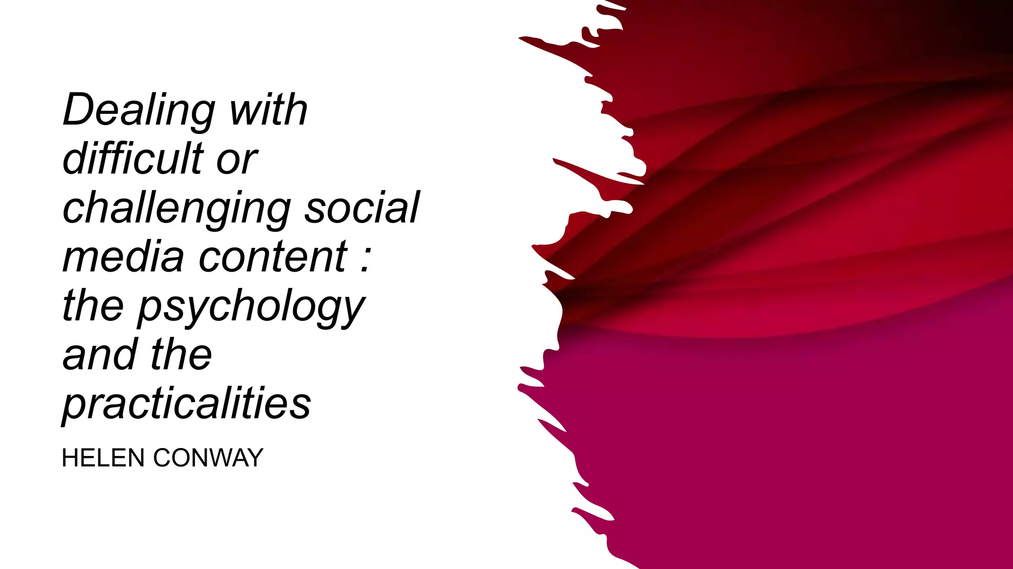 Challenging social media presentation | PPTX