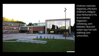 Chalmers | PDF | College Education | Education