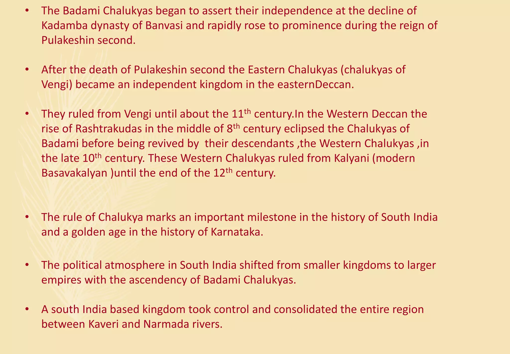 Chalukya dynasty | PPTX